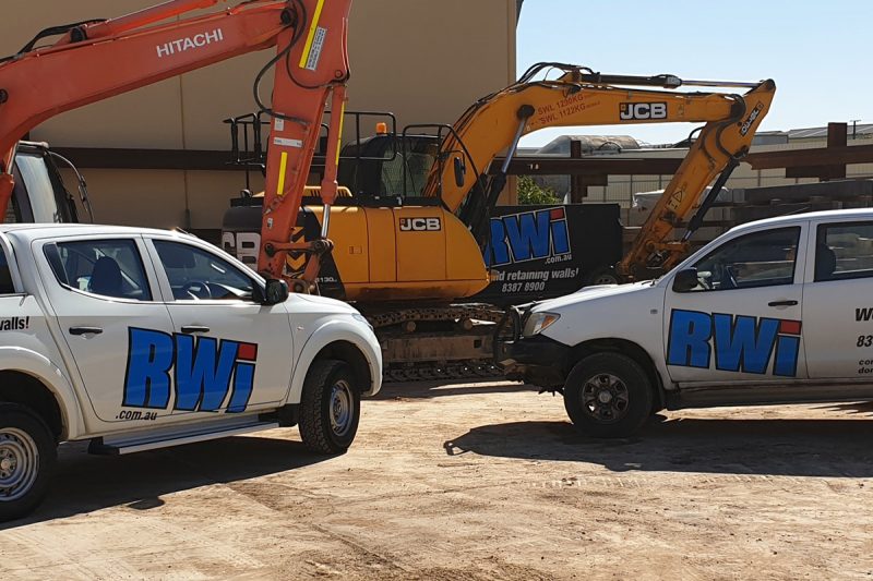 Our Equipment | RWI | Retaining Wall Industries (Civil) Pty Ltd