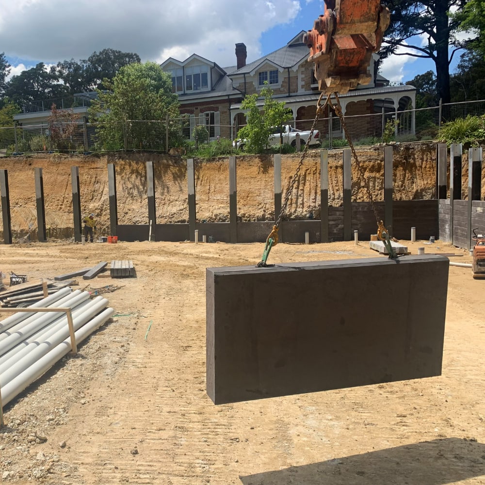 Commercial Retaining Walls | RWI | Retaining Wall Industries (Civil) Pty Ltd